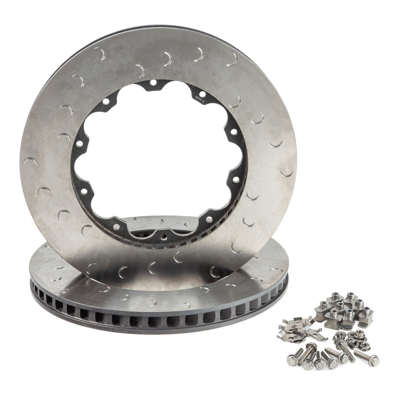 Alcon Nissan R35 GT-R Gen 2 390x32.8mm Front Left Rotor Ring Kit ...